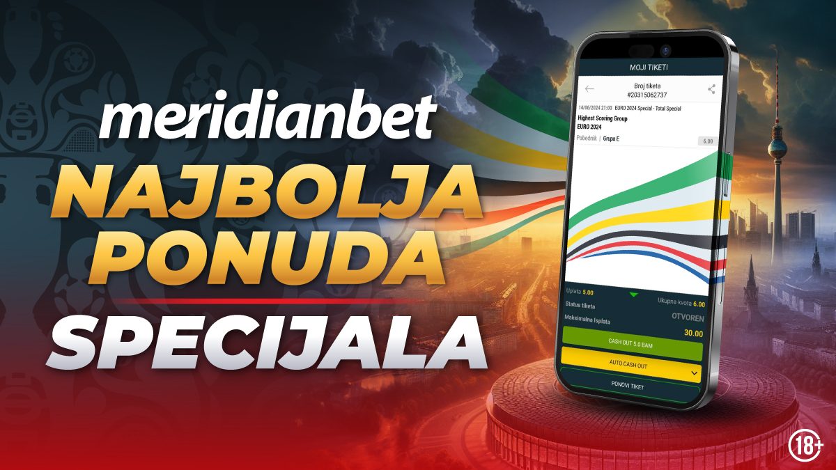 Ponuda Meridiana za Euro pomjera granice: Kladi se na ukupan broj golova, kornera, neriješenih ...