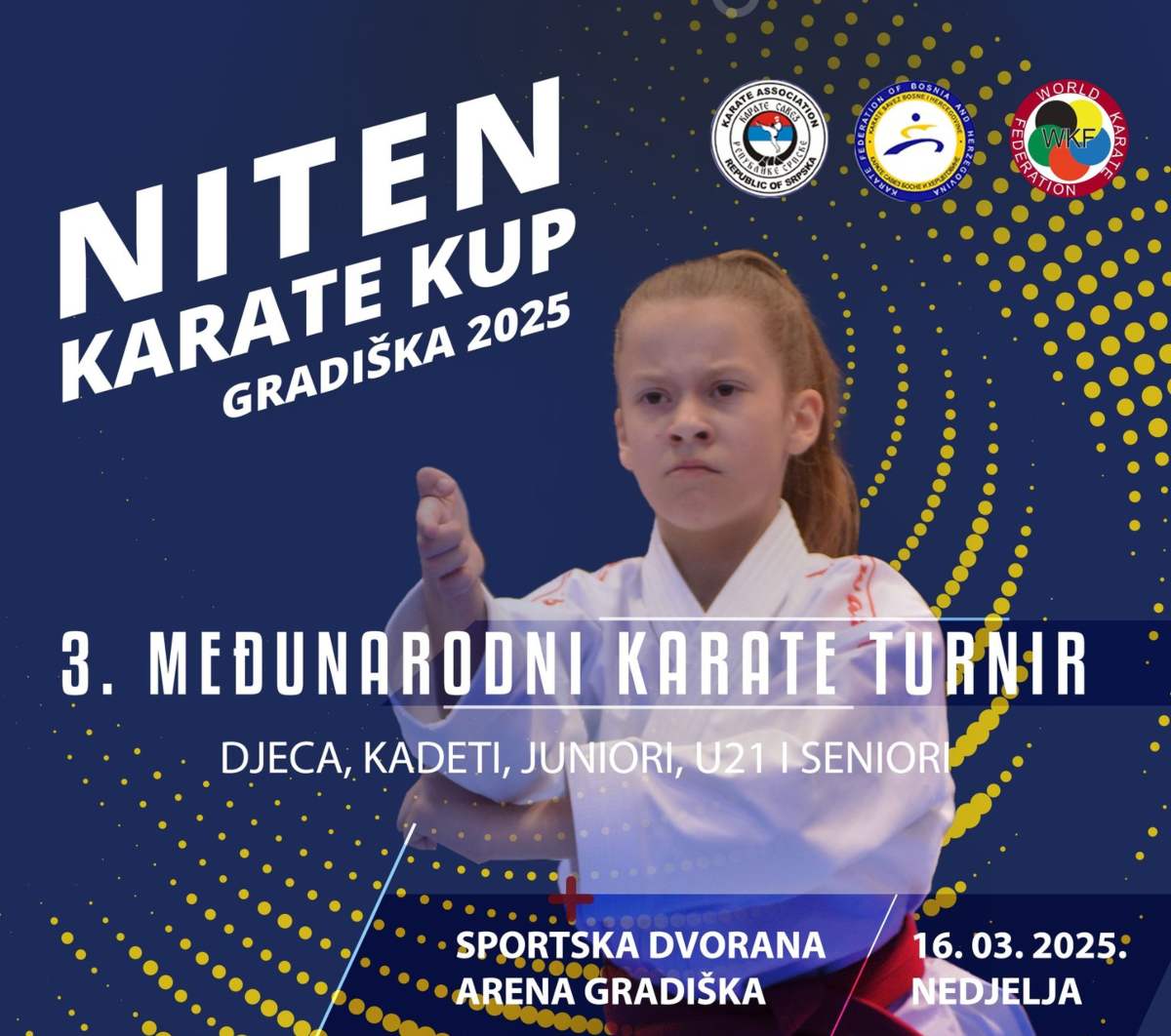 Prijavite se za 3. Međunarodni karate turnir “NITEN KUP GRADIŠKA 2025 ...